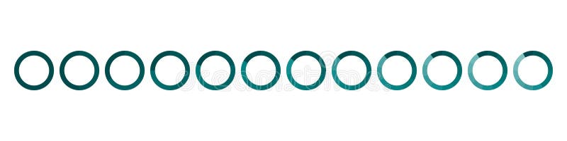 Circles Divided Diagram 3, 10, 7, Graph Icon Pie Shape Section Chart ...