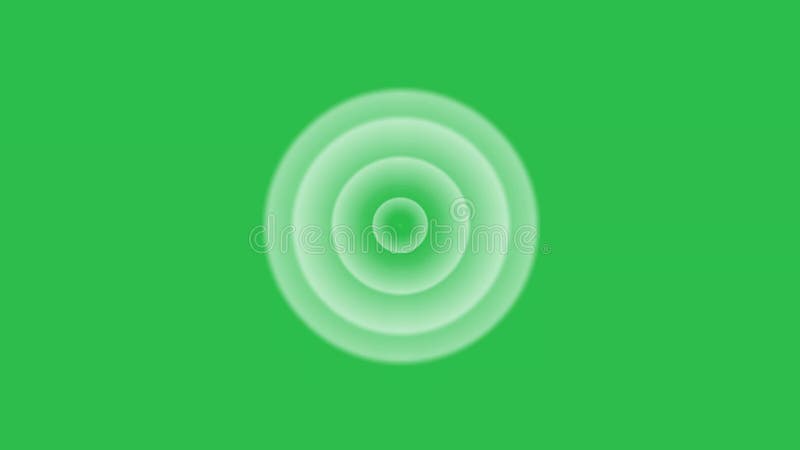Circles Expanding on Green Screen Background Motion Graphic Effect ...