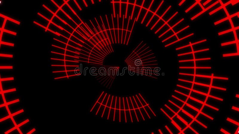Circles Geometric Patterns Bold Audio Reactive S Red Animation Loop ...