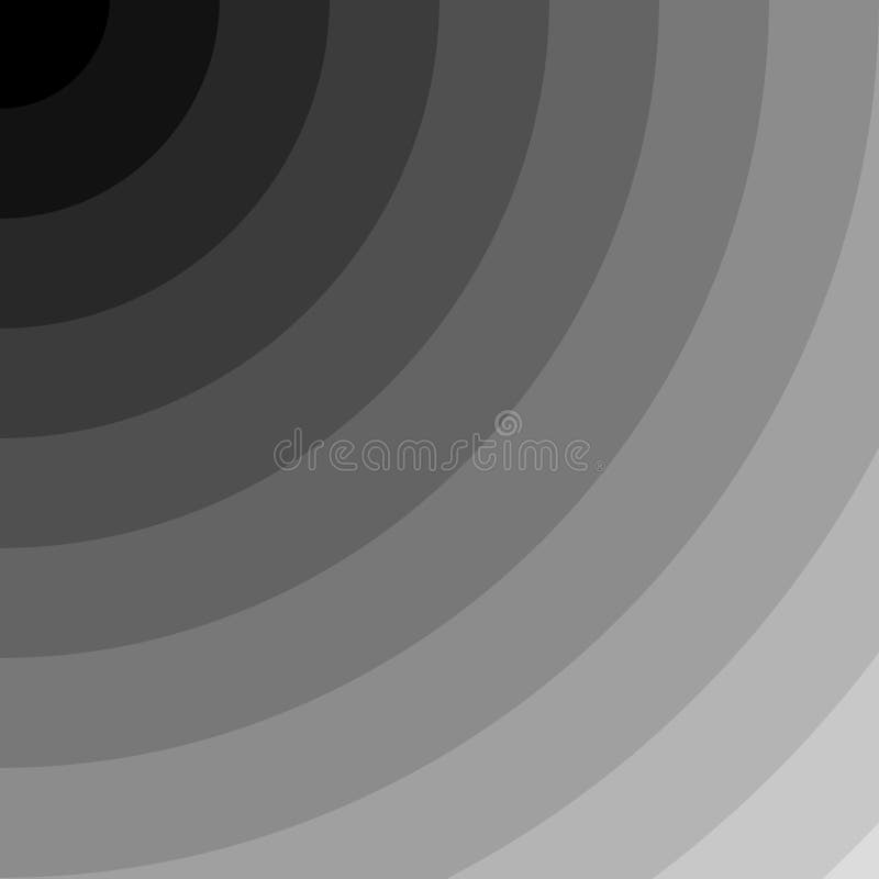 Circles with Gradient Colors Black, Dark Grey and Light Grey Stock ...