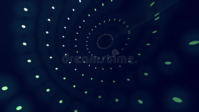 Circles of Green Lights Animation Stock Video - Video of tube, fiber ...