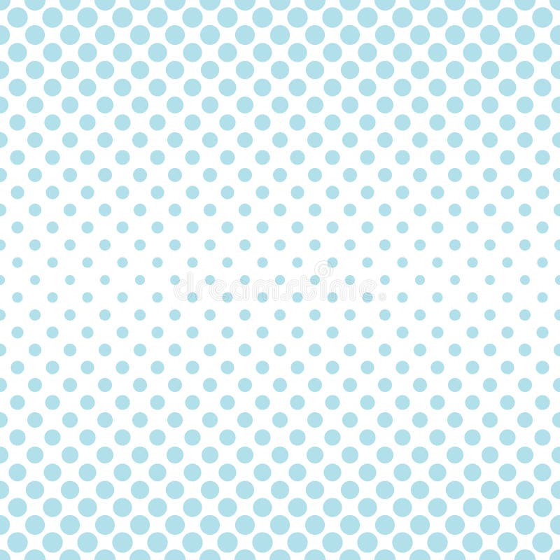 Circles Halftone Seamless Geometric Gradient Blue Pattern Stock Vector ...