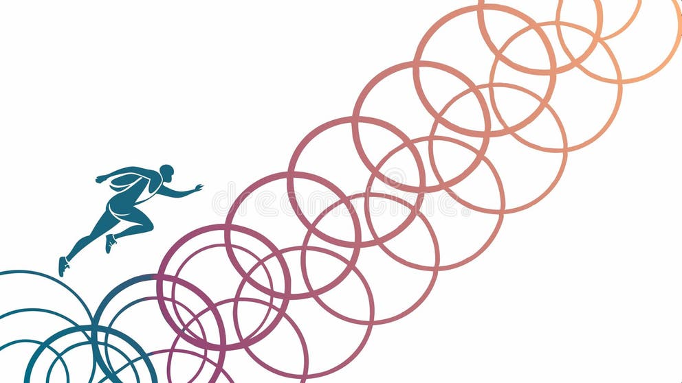 Circles and Lines Pattern, Abstract Background and Geometric Design ...