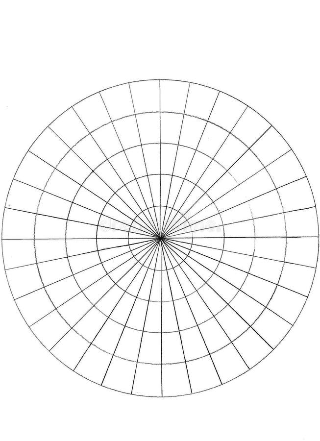 Circle Made of Circles and Ligns Stock Illustration - Illustration of ...