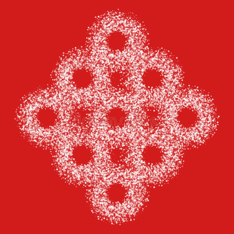 Circles Pattern of Transparent Particles Stock Vector - Illustration of ...