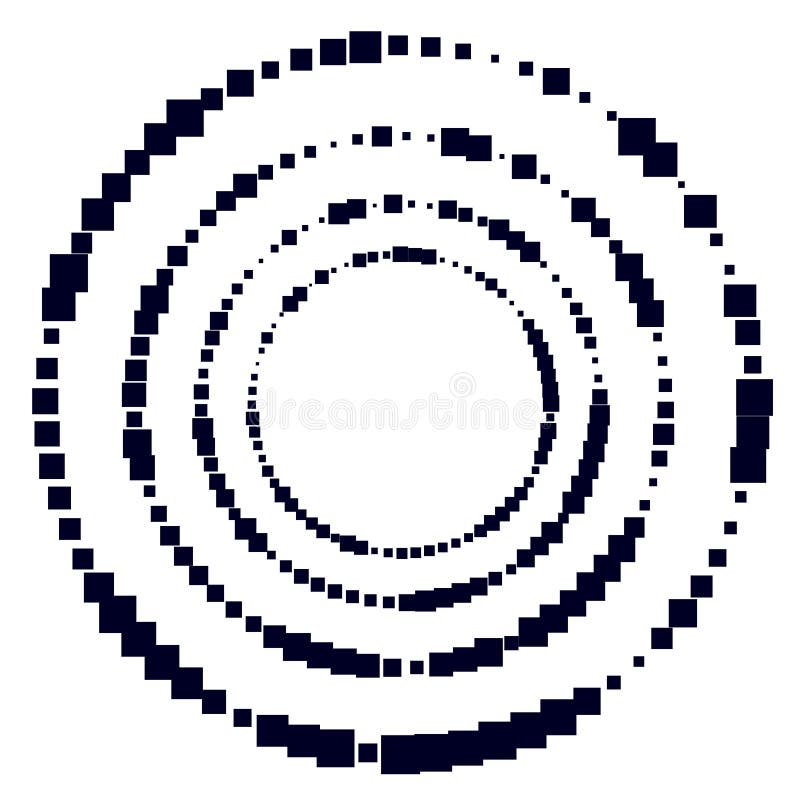 Circles Random, Scattered Shapes Element Stock Vector - Illustration of ...