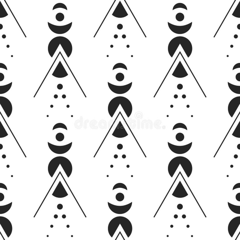 Geometrics Black White Stock Illustrations – 395 Geometrics Black White ...
