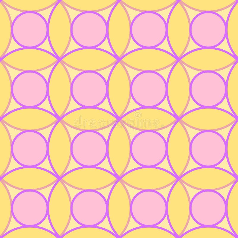 Circles Seamless Pattern Texture Stock Illustration - Illustration of ...