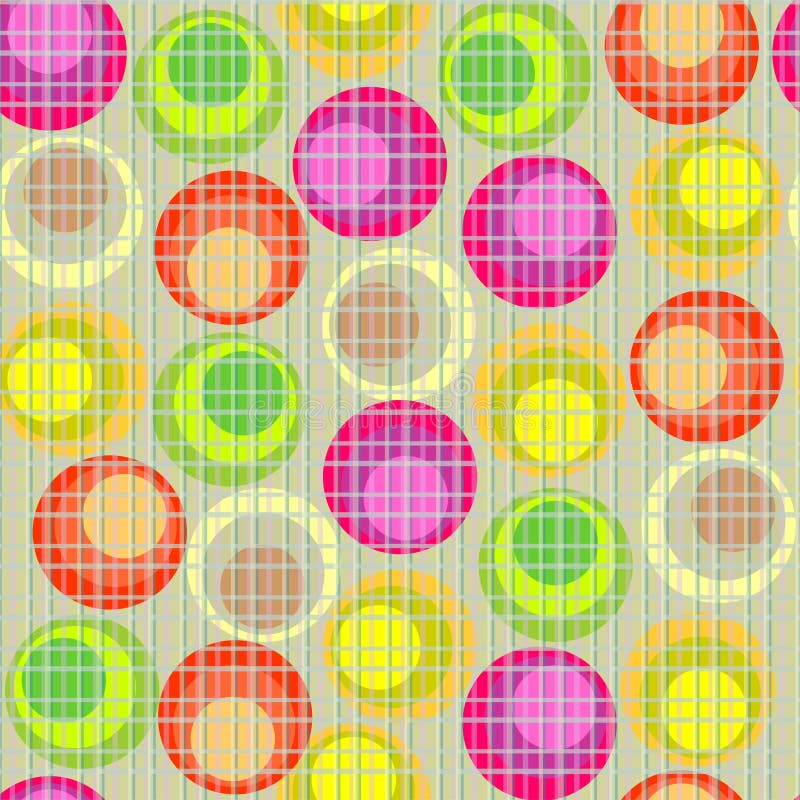 Circles seamless pattern stock vector. Illustration of geometric - 41563067