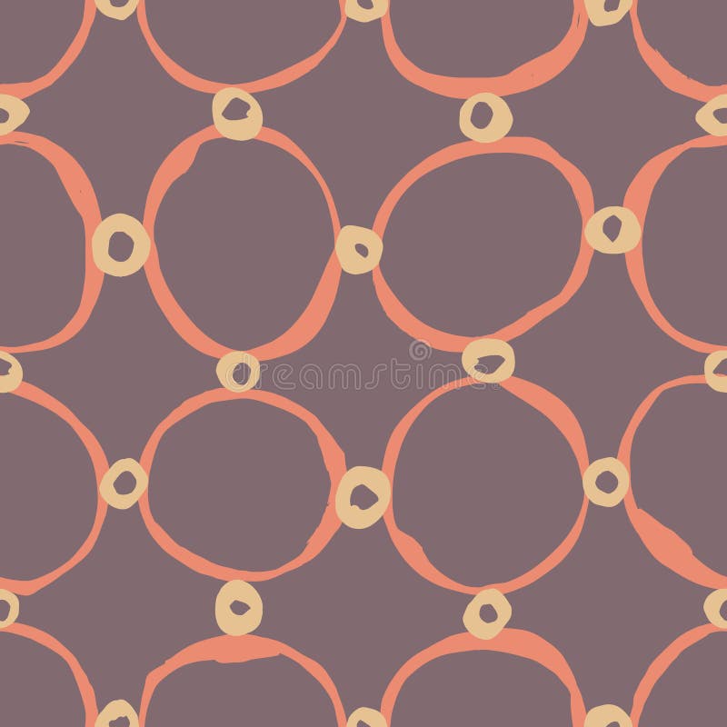 Circles seamless pattern stock vector. Illustration of doodle - 70397429