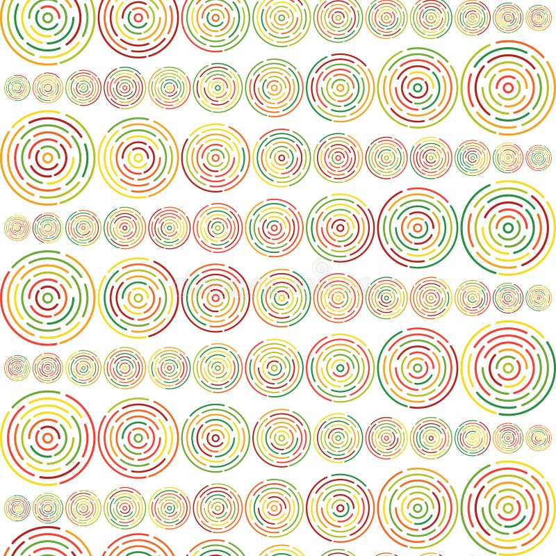 Circles Sized Seamless Pattern Stock Vector - Illustration of design ...