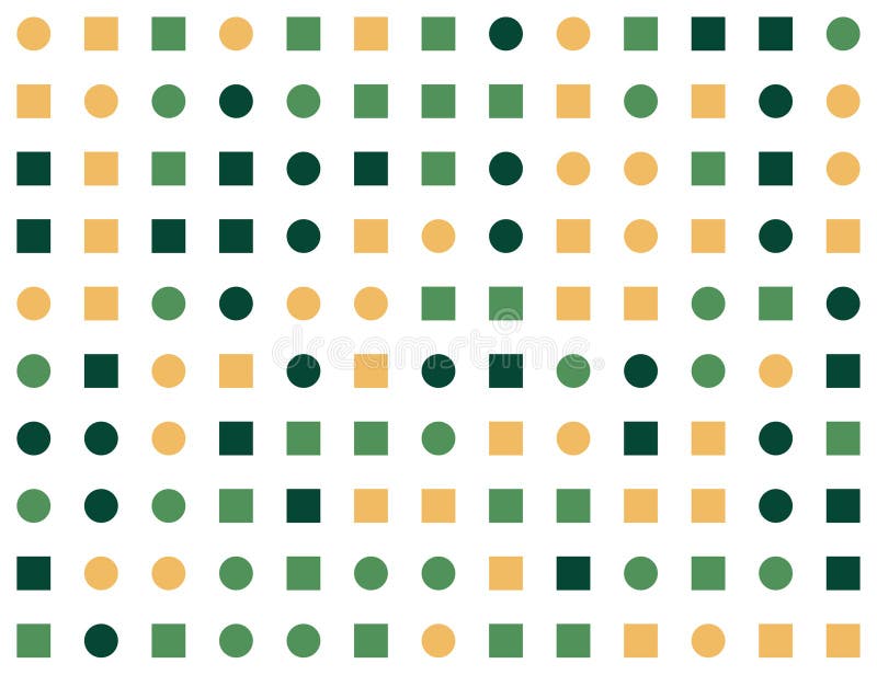 Circles and Squares Background. Abstract Pattern Design Stock Vector ...