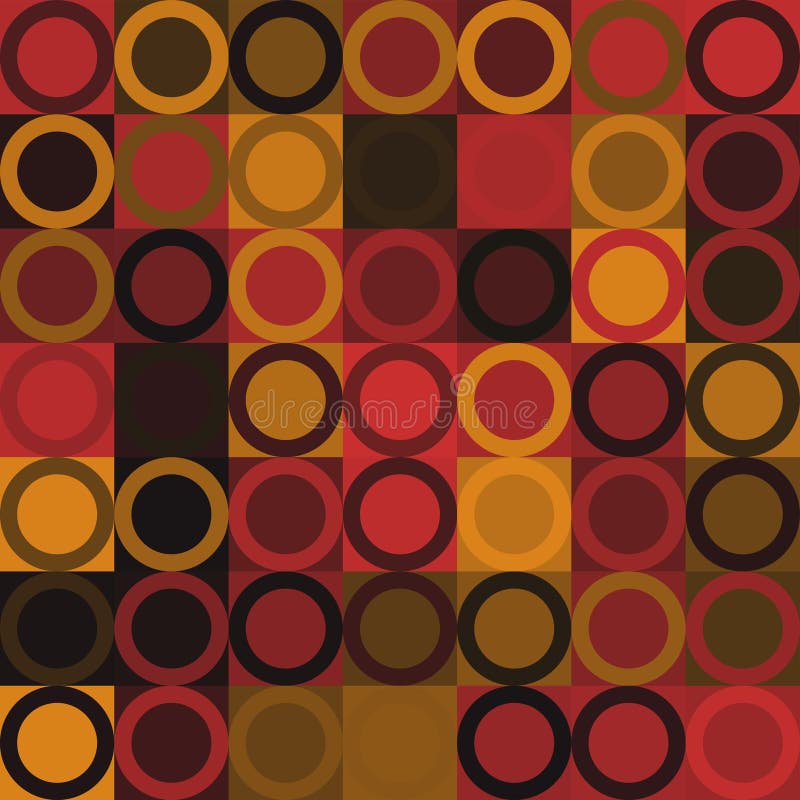 Circles and Squares Background. Abstract Pattern Design Stock Vector ...