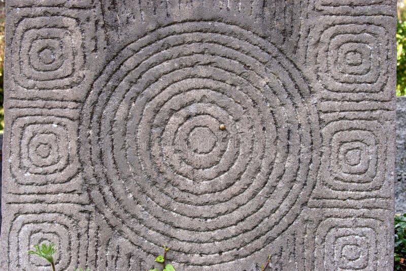 Circles on a Stone - Texture Stock Image - Image of gray, texture: 46207047