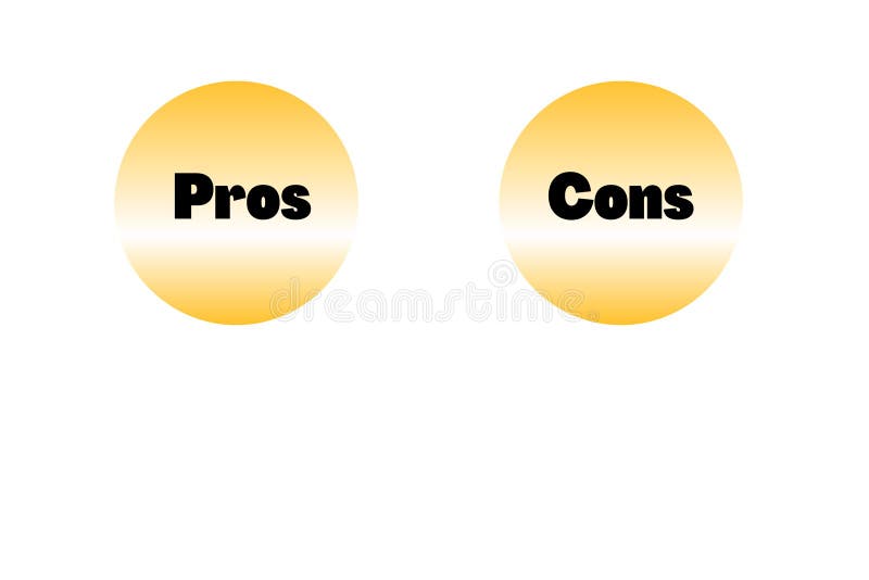 Disadvantages Comparison Stock Illustrations – 154 Disadvantages ...