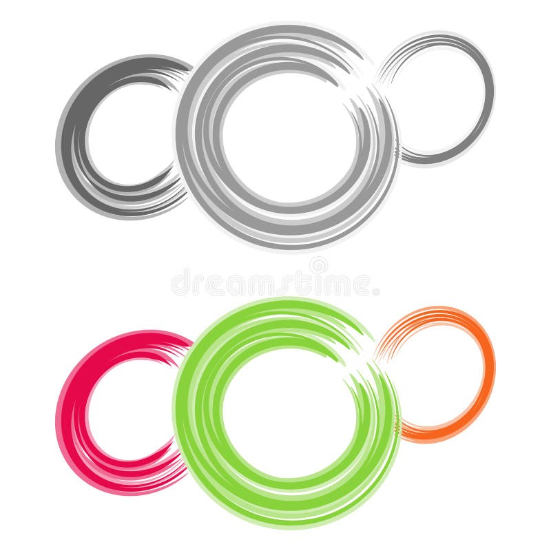 Circles theme stock vector. Illustration of full, color - 33633093