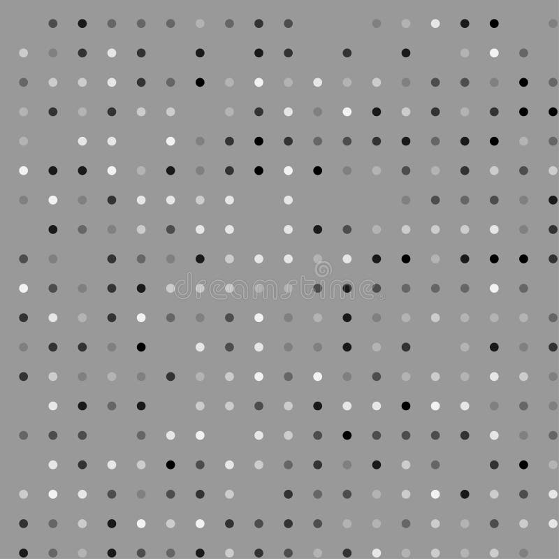 Circles Tileable, Repeatable Black and White Monochrome Dots, Dotted ...