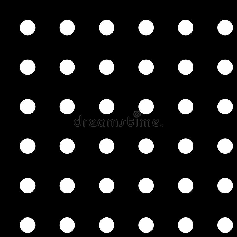 Circles Tileable, Repeatable Black and White Monochrome Dots, Dotted ...