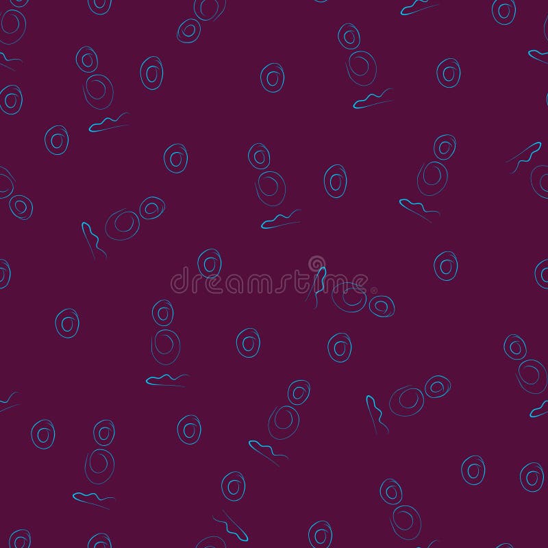 Circles and Wave Abstraction Pattern. Line Style. Lines in the Form of ...