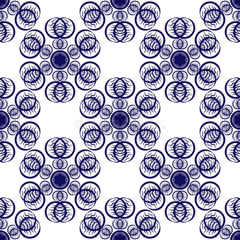 Circles and waves stock vector. Illustration of graphic - 59833646