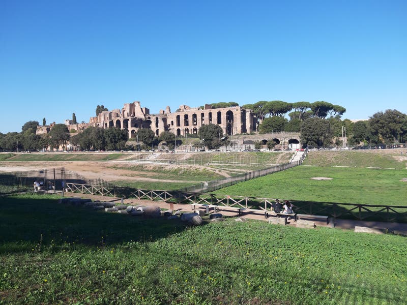 Circo Massimo Antico Teatro Romano Editorial Image - Image of landmark ...