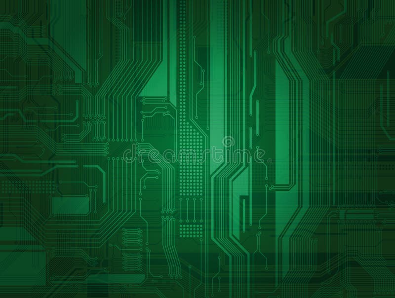 Repeating Circuit Pattern stock illustration. Illustration of digital ...