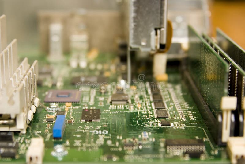 Circuit Board stock image. Image of electronics, logic - 22277177