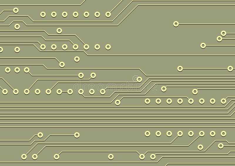 Repeating Circuit Pattern stock illustration. Illustration of digital ...