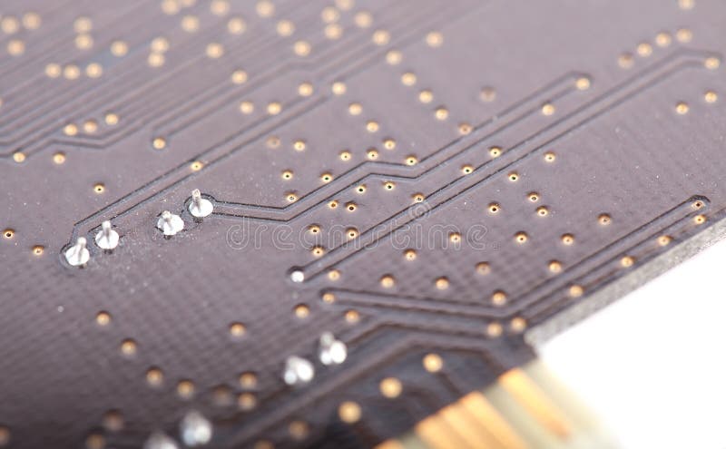 Circuit Board (with Zoom Effect) Stock Photo - Image of object ...