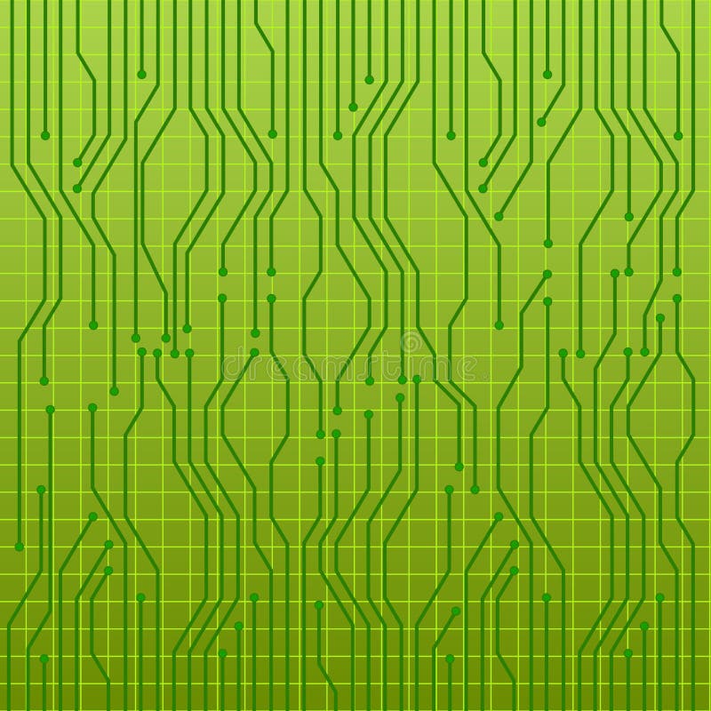Repeating Circuit Pattern stock illustration. Illustration of digital ...