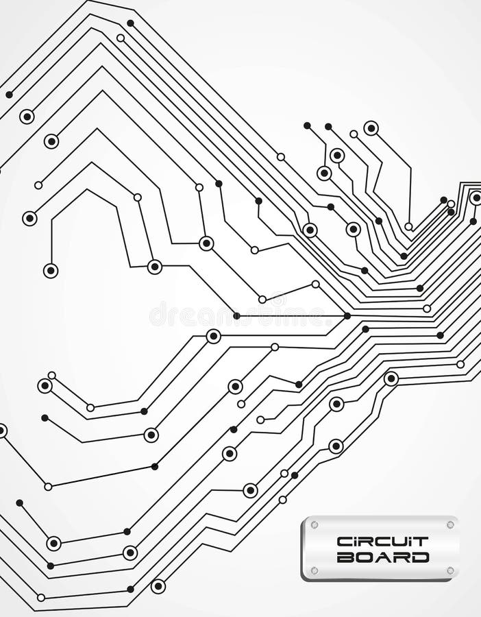 Circuit board cpu stock vector. Illustration of electronics - 24475895
