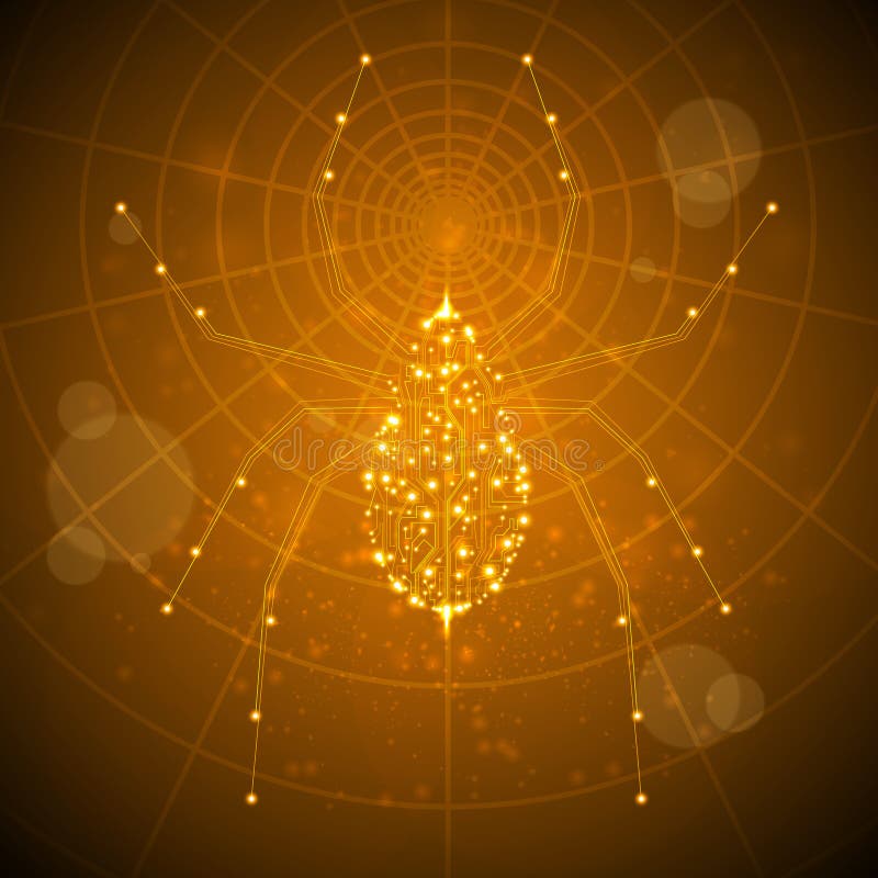 Circuit Spider Stock Illustrations – 225 Circuit Spider Stock ...