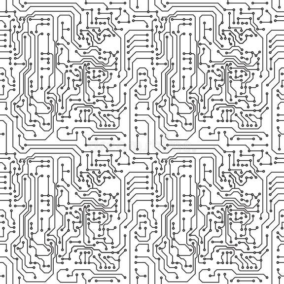 Electricity Circuit Board Drawing Stock Illustrations – 865 Electricity ...