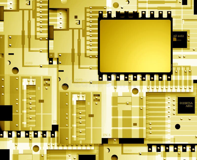 Circuit board stock illustration. Illustration of closeup - 3994328
