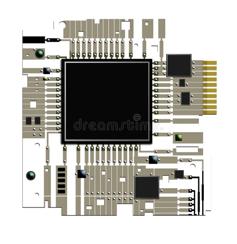 Computers Circuit Board Stock Illustrations – 1,041 Computers Circuit ...
