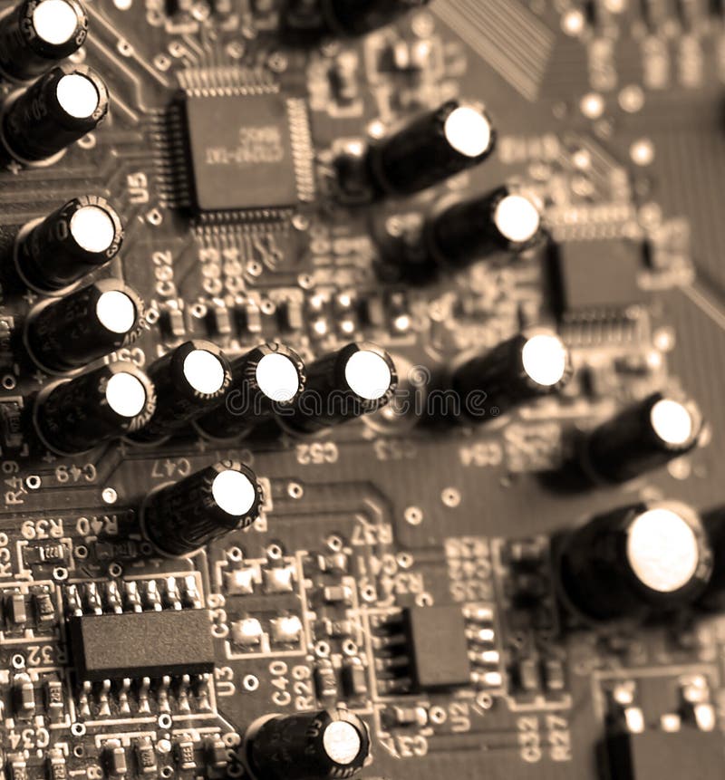 High Tech Circuit Board stock photo. Image of electronic - 3004992