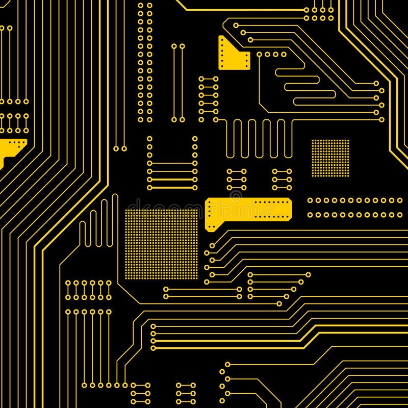Circuit Board Abstract Digital Technology Stock Vector - Illustration ...