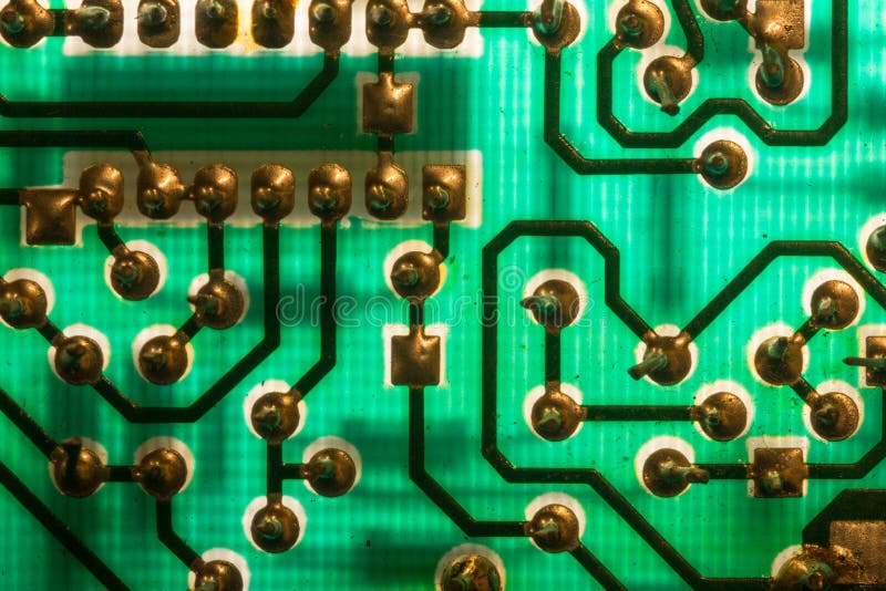 Circuit board - back side stock image. Image of background - 133893861