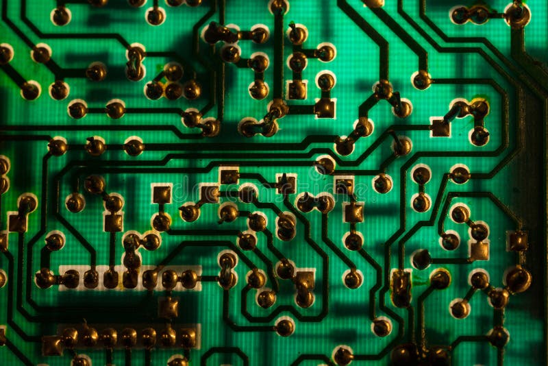 Circuit board - back side stock photo. Image of transistor - 133893922
