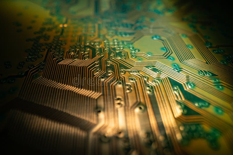 Circuit Board Background. Electronic Circuit Board Texture. Computer ...