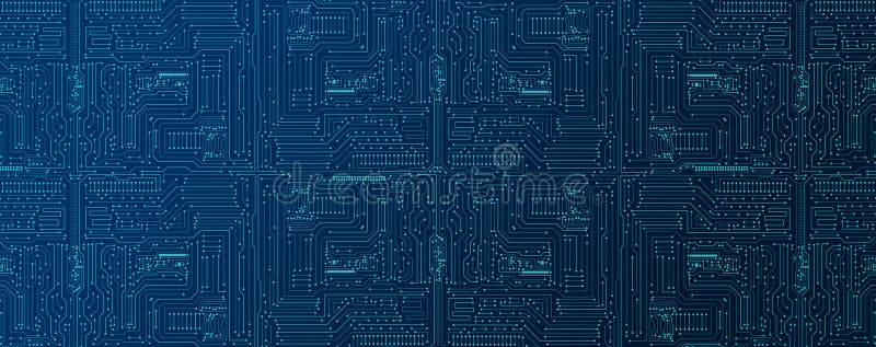 A Circuit Board Background Featuring High-Tech Circuitry and Computer ...