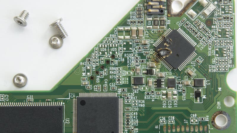 Circuit Board Capacitor Chip Driver Hardware Concept Stock Image ...