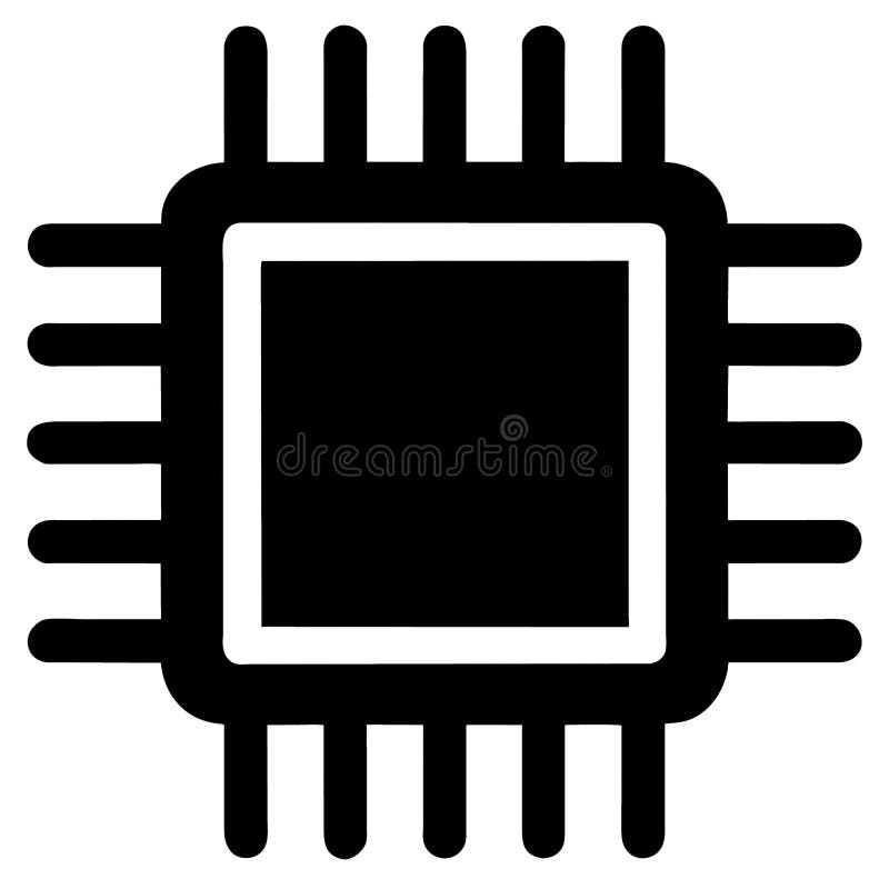 Circuit Board, Chip, Computer Processor, Microchip Vector Icon Stock ... Circuit Board, Chip, Computer Processor, Microchip Vector Icon Stock ...