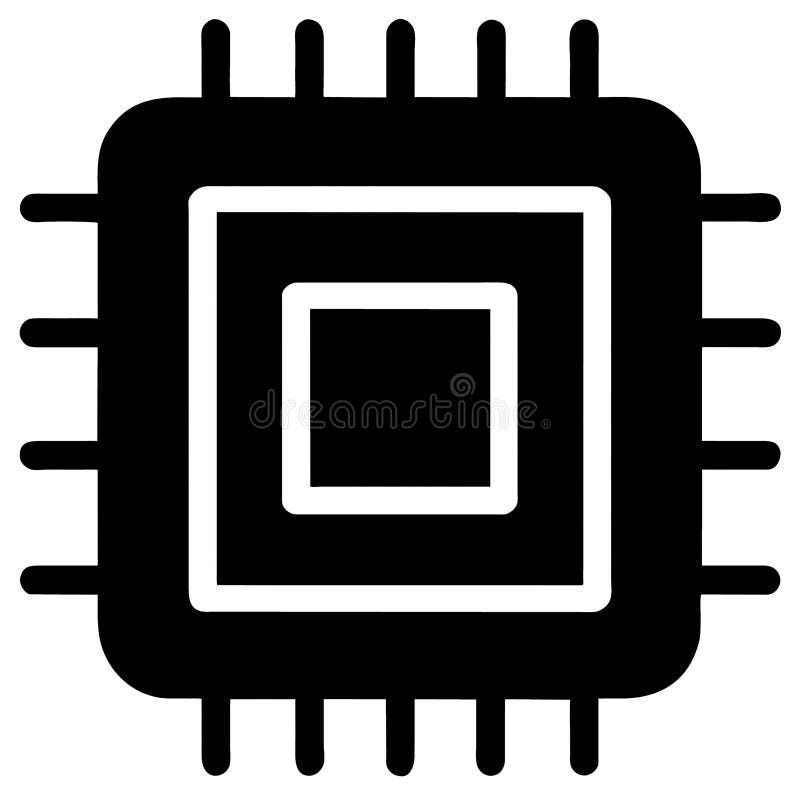 Circuit Board, Chip, Computer Processor, Microchip Vector Icon Stock ... Circuit Board, Chip, Computer Processor, Microchip Vector Icon Stock ...