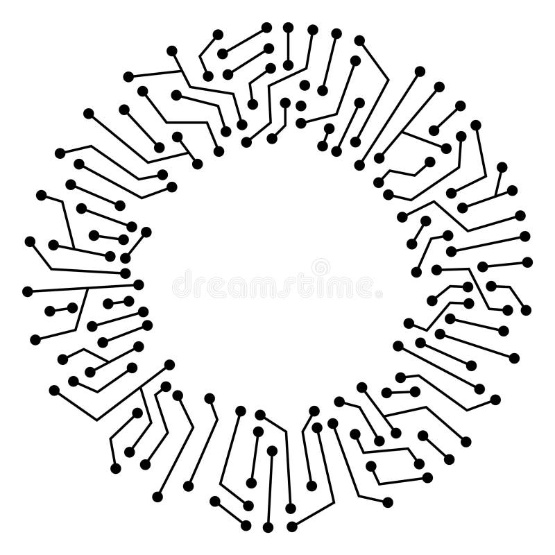 Electronic Motherboard Morphed into a Giant Baobab Tree in African Desert, AI Generative Stock ...