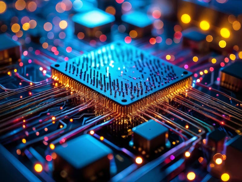Circuit Board Computer Background Image. Technology Background ...