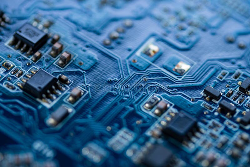 Circuit Board Computer, Electronic Hardware Texture Stock Image - Image ...