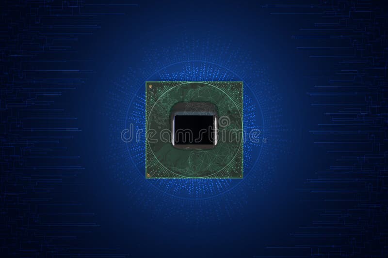 Circuit Board Cpu Processor Microchip Starting Artificial Intelligence
