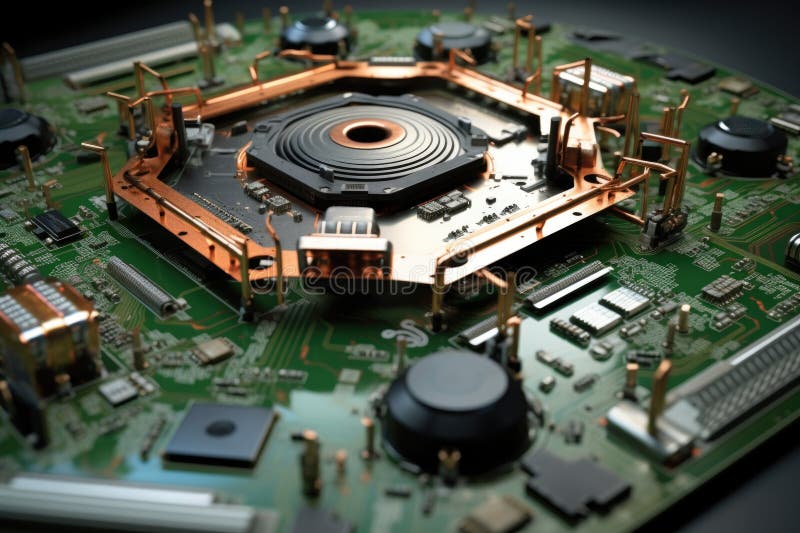 Circuit Board Design for Biohybrid Robotic System Stock Photo - Image ...