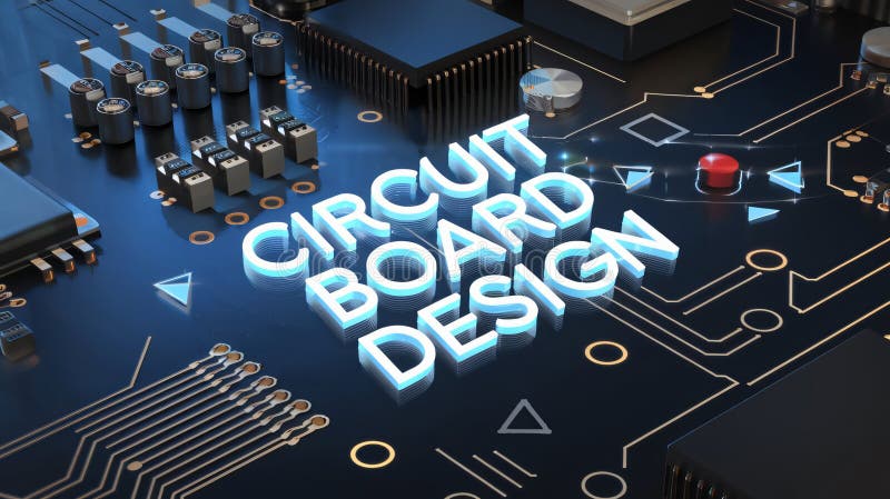 Circuit Board Design, Technology Background, Good Resolution Stock ...